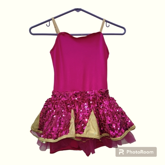 Weissman | Costumes | Stuart Weissman Childrens Hot Pink And Gold Dance ...